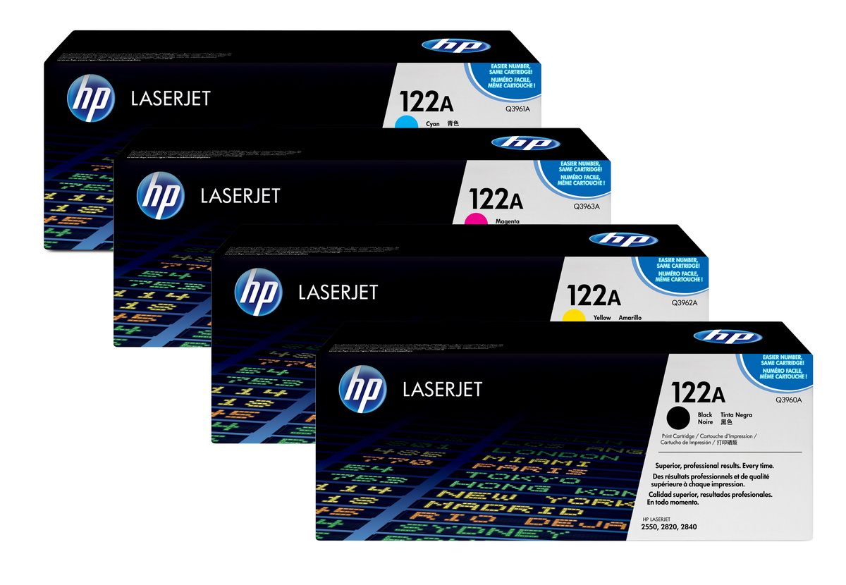 Bo Muc Hp Color Laserjet 2820 2840 2550Toner Cartridge Hp 122A , Bộ Mực ...